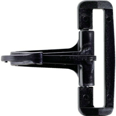 【商品詳細】●平ベルト専用樹脂金具です。●フックタイプのベルトの固定・連結が簡単にできるタイプです。●バックやリュックのベルト連結に。●色：黒●適合ベルト幅(mm)：50●縦(mm)：59.5●横(mm)：59.2材質／仕上●ポリアセタール...