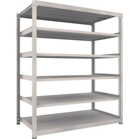 【商品詳細】●ボルトを1本も使用していないボルトレス構造で、分解・組み立て作業が簡単で、作業時間を大幅に短縮できます。●棚の段変更が、25mmピッチで、自由に調整、変更ができます。●高さ、奥行が同じであれば、増結することができます。また、支...
