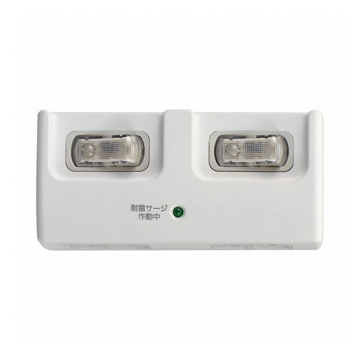 【商品説明】●耐雷サージ機能付●LEDランプ仕様独立スイッチ■定格：AC125V 15A■合計1500Wまで■使用温度範囲：-10℃〜40℃■口数：2個口■屋内専用【送料について】北海道、沖縄、離島は送料を頂きます。
