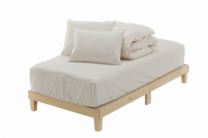 【ベット用】ダニゼロック ストライプ 布団4点セット ダブル▼ 掛布団サイズ 190*210生地 綿100％中綿 ポリエステル100％(1.9kg)▼ ベットパットサイズ 140*200生地 綿100％中綿 ポリエステル100％(0.42k...