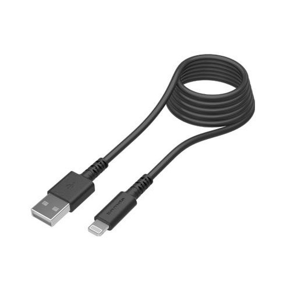 ●コネクタ形状…USB-A-Lightningコネクタ●長さ…2m●カラー…ブラック●材質…PVC（コネクタケース、ケーブル被覆）●適応機種…iPhone/iPod/iPadなど●定格…5V/3A●重量…61g●しなやかに曲がり断線しにくい...
