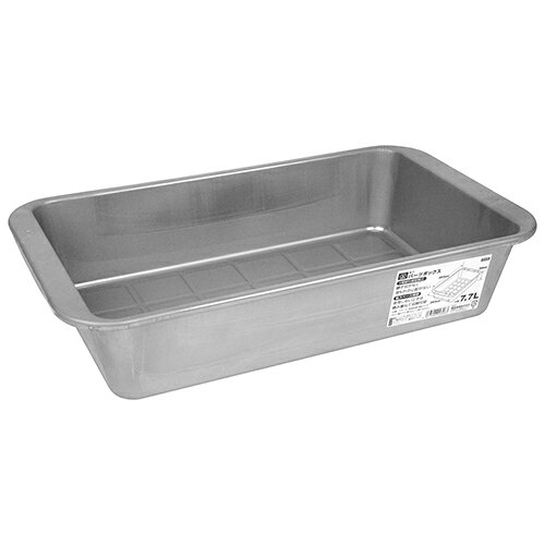 【用途】機械整備等での工具・パーツ類の収納・運搬。【機能・特徴】使用しない時は積み重ねて収納できるので場所を取りません。亜鉛メッキ鋼板使用により防錆効果があります。【仕様】●外寸：幅465×奥行265×高さ96mm。●内寸：幅370×奥行2...