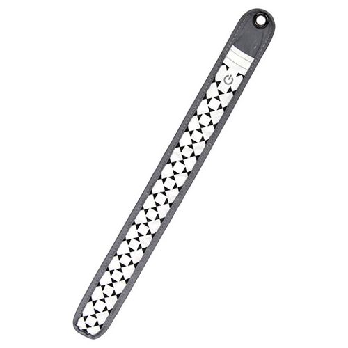 【用途】LEDバンド。【機能・特徴】スイッチONでLEDが点滅するため、暗闇でも目立ちます。高輝度マイクロプリズムで夜間の視認性抜群です。手首や自転車、バッグなどの身の回りの用品に取り付けるだけです。夜間の外出時、ウォーキングなどに最適です...