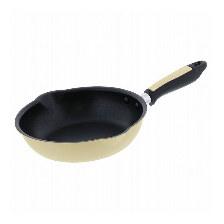 ■商品説明とっても軽くて使いやすい、両口付フライパン。手にとって体感！とっても軽い！軽わざパンシリーズのリニューアル。両口仕様なのでパスタのソース作りや炒め物に最適です！ガス火はもちろんIH調理器にも使えます。（オール熱源対応）■サイズ幅3...