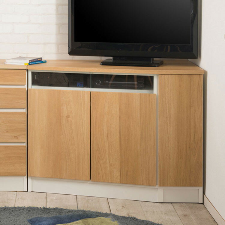 ナチュラルでカリフォルニアインテリアをイメージした薄型キッチンリビングボード【gym】ジムシリーズ。ライトな感覚でインテリアになじみやすいナチュラル木目＆カラーを主としてLDに映えます。4段チェストやガラスと一体化したコーナーキャビネット、...