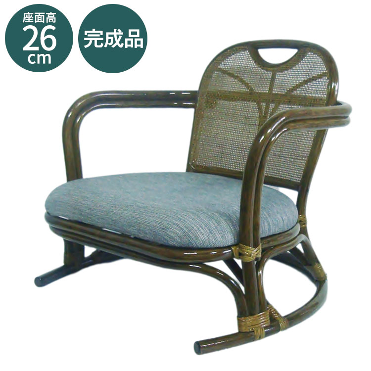 商品サイズ：幅66×奥行60×高さ56cm4200g商品：完成品材質：とう、合板、ポリエステル、ウレタンフォーム耐荷重＝80kg備考：【座面高さ】26cmで座卓テーブルに使いやすい【座面サイズ】(約)幅56x奥行45cm。座面が広くどなたで...