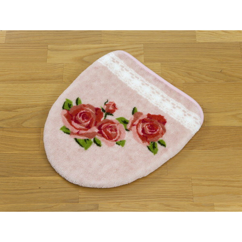 サイズ：約タテ44xヨコ38cm以下用組成：アクリル100％生産国：中国【配送について】こちらの商品は、代引きでの出荷は受け付けておりません。【送料について】北海道、沖縄、離島は送料を頂きます。フタカバー暖房洗浄用レースローズ　タテ44xヨ...