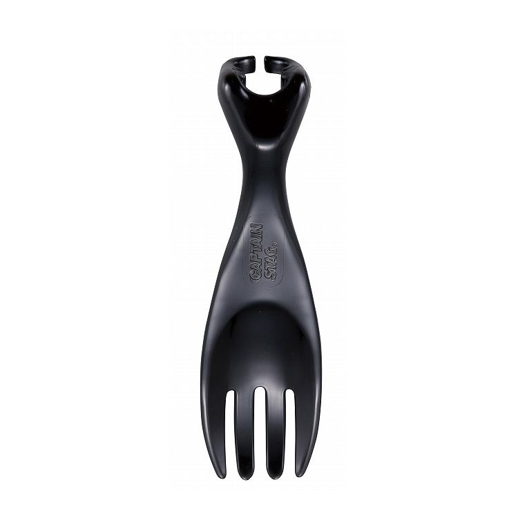 【商品説明】シェラカップのハンドルに取り付けて携帯できる、シェラカップ専用フォークです。耐熱性のある樹脂を使用しているので、調理にも使え、熱の伝わりも低く、口あたりもなめらかです。底面が水平でスタンディングできるため衛生的です。ワイヤーハン...