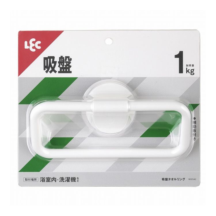 吸盤がしっかりつかない場合も、付属の補助板で設置可能です。補助板が付属しております。サイズ（約）幅18×奥行5.9×高さ10.5cm材質:リング/ポリプロピレン　支持部/スチロール樹脂・ポリプロピレン　吸盤/塩化ビニル樹脂　補助板/PET【...