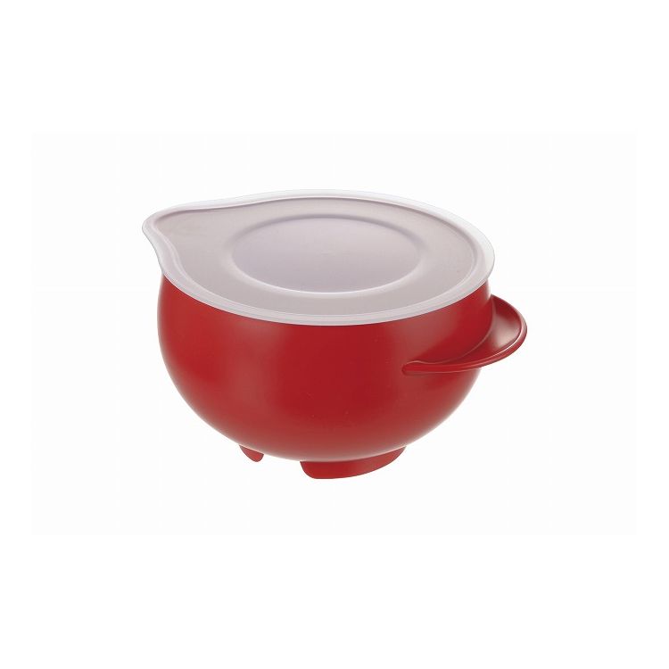 食材を入れてそのまま電子レンジで調理。食材の旨味や栄養を逃さず短時間で調理可能。お鍋を使わず片付けラクラク。液だれしにくい注ぎ口。深くて中身がこぼれにくく混ぜやすい形。フタをして冷蔵庫に一時保存可能。手が掛けやすい持ち手付き。食洗器で洗えて...