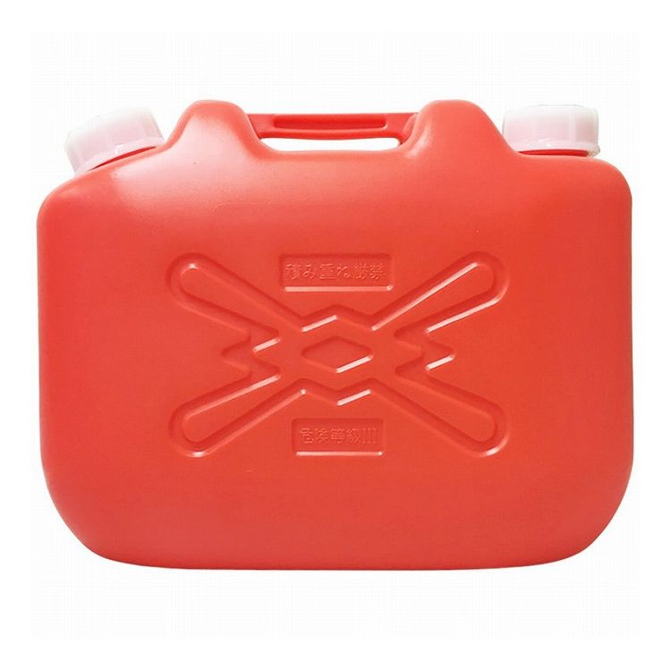 灯油の保管用ポリ缶。コンパクトな10L小容量。小ぶりなので給油・運搬がしやすい。JISマーク付きJIS（日本工業規格）適合商品。サイズ（約）:幅33.5×奥行18×高さ26cm材質:ポリエチレン重量（約）:810g容量（約）:11Lキャップ...