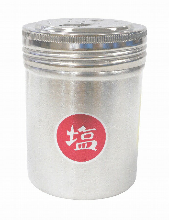 【商品詳細】18-8ステンレス仕様でさびにくい。用途：業務用調味料入れ（塩）呼称：S缶大サイズ（約）：直径72mm×高さ95mm重量：約110g18-8ステンレス鋼日本製【送料について】北海道、沖縄、離島は送料を頂きます。