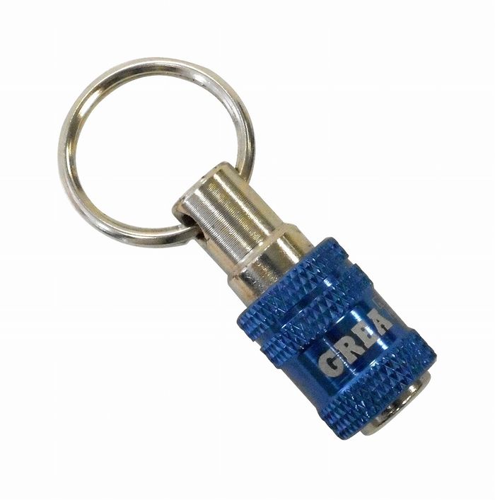 【商品詳細】六角軸ビットの収納に。用途：六角軸のビット工具の収納全長：約54mm質量：約18gカラー：ブルー取付け目安重量：100g以内注意：差込部と収納工具がキッチリ取付けされているか確認してください。高所作業での使用はしないでください。...