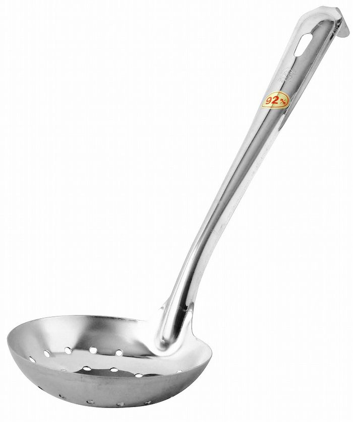 【商品詳細】全長：約270mm穴あき外径：92mm柄長：約200mm重量：約84gカギ付きステンレススチール【送料について】北海道、沖縄、離島は送料を頂きます。