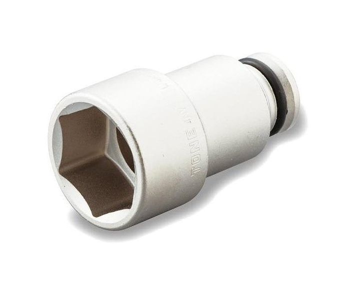【商品詳細】インパクトレンチ専用のロングソケットです。無電解メッキで抜群の防錆効果！また、均一性に優れたメッキではがれにくくなっています。光沢が美しく傷も目立ちません。寸法/二面幅寸法：19mm、全長：55mm質量：167g【送料について】...