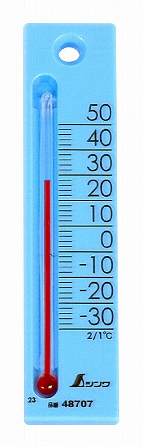 【商品詳細】手軽に温度管理ができます。温度の測定に使用する温度計フック穴、又は付属の両面接着スポンジを裏面に貼り付けて、色々な場所に設置できます。冷蔵庫用としてもお使いいただけます。精度：＋-2℃測定範囲：-30〜50℃1目盛：2℃注意:用...