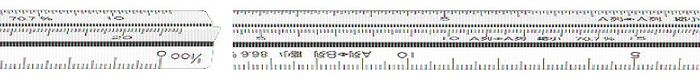 【商品詳細】つまみを回して簡単に縮尺選択ができ、本体の回転が不要です。縮小コピー図面を原紙サイズで読み取れる三角スケール縮小コピー図面を原紙サイズで読み取れます。ビニケース付です。縮尺度上段：1/50　1/100　1/200　1/250　1...