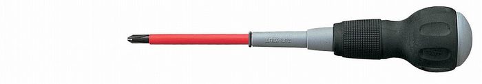 【商品詳細】■ひと回り小さいハンドルサイズのプラス2番ドライバー。1回の回転動作で締められる回転角度が大きいので作業性抜群。■呼び:+2×75■軸長:75mm■軸径:5.0mm■全長:158mm【送料について】北海道、沖縄、離島は送料を頂きます。