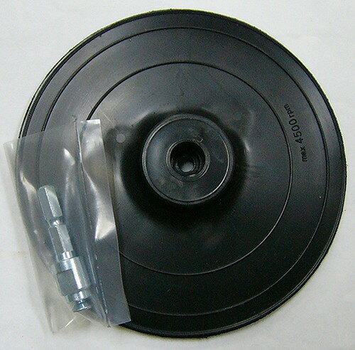 【商品詳細】回転を止めてもパッドが外れない安全構造。先端工具の着脱はワンタッチで、簡単で確実なファスナー式。用途：サンダー・バフ・ポリッシャー用外径：125mm六角軸：6．35mm取付工具：電動ドリル・インパクトドライバー許容回転数：450...