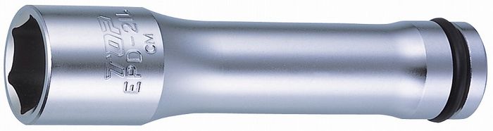 【商品詳細】深い場所やボルトが長く突き出る場合の組立・解体にソケット内部深さ：100mm本体：SCM435　日本製【送料について】北海道、沖縄、離島は送料を頂きます。