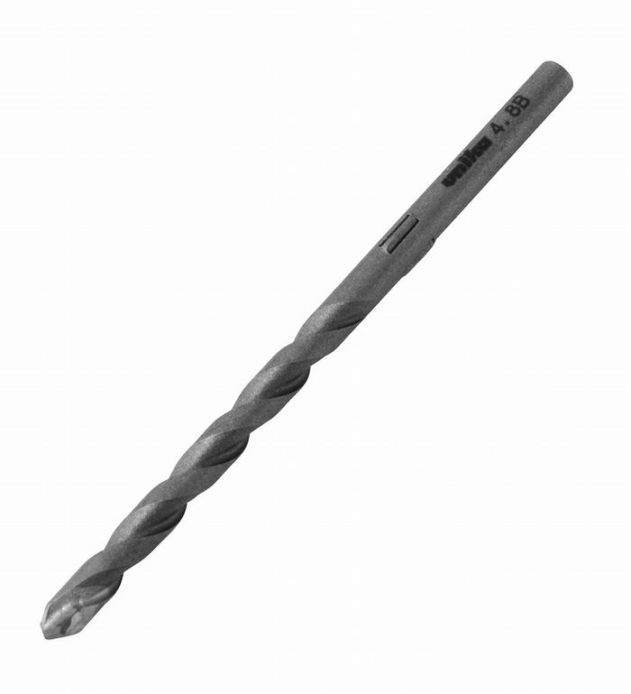 【商品詳細】コンクリート用（ブロック・モルタル・大理石）刃先径：4．8mm有効長：50mm全長：85mmBNタイプ・ストレートシャンク振動用ドリル用スリップ止付注意：使用する電気ドリルは、ドリルビットの指定のものを使用してください。ドリルビ...