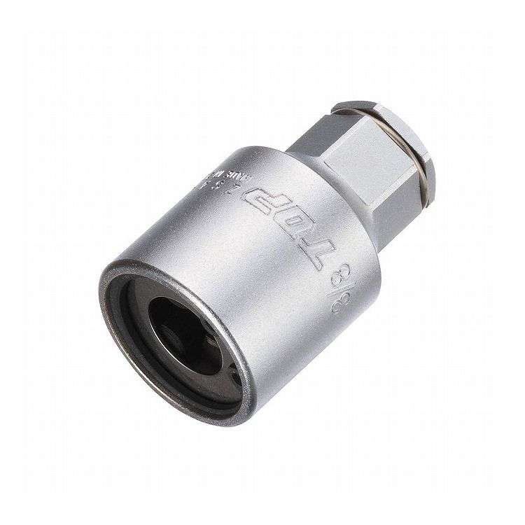 【商品特長】【製品サイズ(mm)】・長さ45・幅28・高さ28【生産国】日本【材質】本体：SCM435【仕様】用途：空調関連、電気工事の組み立て・解体作業、軽天作業時の吊ボルト着脱の際に適応ネジ径：W3/8”(3分)仕様：対辺17mm、12...