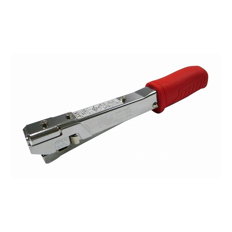 【商品特長】【製品サイズ(mm)】・長さ271・幅46・高さ33【生産国】台湾【仕様】用途：アスファルトルーフィング止め、建築用ラス張り、紙、フェルト張り等の作業の際にステープル装填本数：144本使用ステープル(足長さ6mmと10mmに対応...