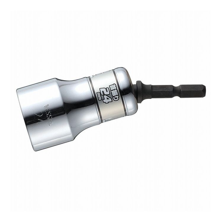 【商品特長】【製品サイズ(mm)】・長さ86・幅31・高さ31【生産国】中国【仕様】用途：ホールダウン金物、鉄筋ハイテンボルト等対辺：24mm首振角度：15度仕様：18V対応使い方1：軸とソケット部を引っ張ると首振り使い方2：軸とソケット部...