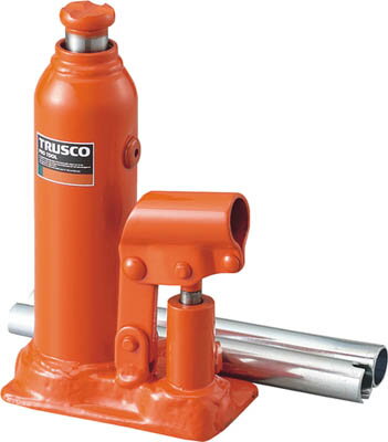 【メーカー型番】TOJ-2【JANコード】4989999292008【ブランド】TRUSCO 　【特徴】●重量はねじ式の約1/2です。●操作力は軽く（35kg以下）高い能力を発揮します。●荷重の下降操作は逃し弁（リリースバルブ）の緩め方の調...