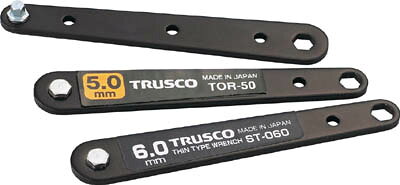 【メーカー型番】TOR-4060【JANコード】4989999010985【ブランド】TRUSCO 　【特徴】●鉄板厚を3mmにすることにより、JIS保証トルクを大幅にアップしています。●ハンドル後部の六角穴で市販のビットが使用でき、ロング...