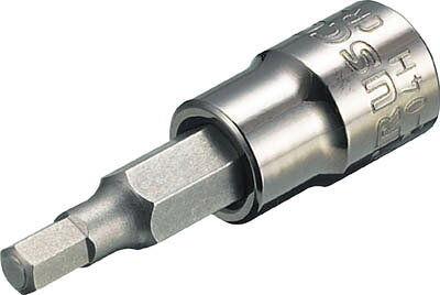 【メーカー型番】T2-04H【JANコード】4989999461107【ブランド】TRUSCO 　【特徴】●ノンクロムメッキ処理で、環境に優しいです。【用途】【仕様】●対辺寸法(mm):4●差込角(mm):6.35●全長(mm):40●質量...
