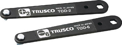 【メーカー型番】TOD-6【JANコード】4989999010923【ブランド】TRUSCO 　【特徴】●工場内作業、機械のメンテナンス、車両整備など様々な場面に使用いただけます。●ハンドル後部の六角穴で市販のビットが使用でき、ロングビット...