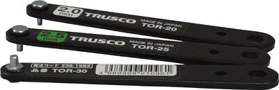 【メーカー型番】TOR-2030【JANコード】4989999010947【ブランド】TRUSCO 　【特徴】●鉄板厚を3mmにすることにより、JIS保証トルクを大幅にアップしています。●ハンドル後部の六角穴で市販のビットが使用でき、ロング...