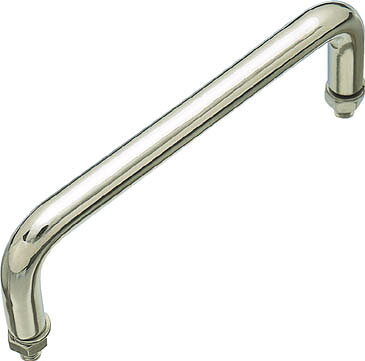 【メーカー型番】TTO-10-120B【JANコード】4989999274745【ブランド】TRUSCO 　【特徴】●ステンレスの素材感が美しい鏡面仕上げの取手です。●各種設備などの取手に使用します。【用途】【仕様】●全長(mm):130●...