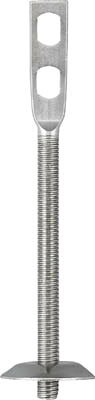 【メーカー型番】TPS-BT100L-S【JANコード】4989999282481【ブランド】TRUSCO 　【特徴】●総ねじ加工のため施工中に切断で柔軟な配管設備が可能です。【用途】●立てバンド用の取付足ボルトタイプ【仕様】●材質:ステン...