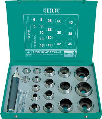 【メーカー型番】3H-P17【JANコード】4990077994042【ブランド】HHH【特徴】●センター合わせができるので、ドーナツ型のパッキンが簡単に作れます。●専用ケースに入っているので保管・管理に便利です。【用途】●皮、ビニール、紙...