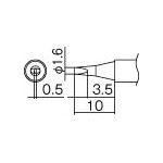 【メーカー型番】T12-D16【JANコード】4962615016820【ブランド】白光　【特徴】【用途】【仕様】●コテ先名称:1.6D型●質量(g):10●鉛フリーはんだ対応●適合コテ:FM2027・FM2028●適合ステーション本体:F...
