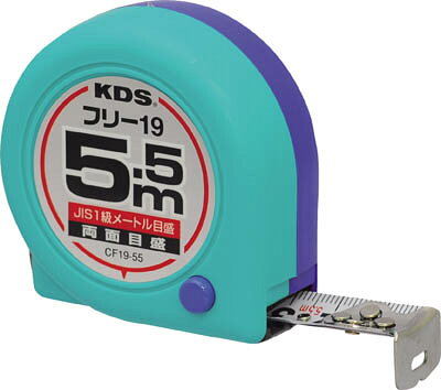 【メーカー型番】CF19-55BP【JANコード】4954183148003【ブランド】KDS【特徴】●裏面は高さ測定に見やすい縦目盛です。●爪が飛びにくい4点びょうです。●高所やケガキ測定に便利な両面目盛付です。【用途】【仕様】●テープ長...