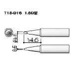 【メーカー型番】T18-D16【JANコード】4962615027406【ブランド】白光　【特徴】【用途】【仕様】●コテ先名称:1.6D型●質量(g):7●鉛フリーはんだ対応●適合コテ:FX8801●適合ステーション本体:FX888、FX6...