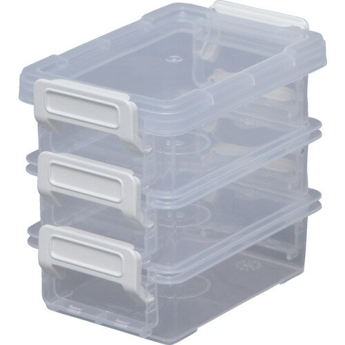 【商品詳細】●小物をまとめてスッキリ収納できるジョイントケースです。●フタを外すと本体同士が連結できて持ち運びに大変便利です。●色：クリア●外寸(mm)間口×奥行×高さ：82×123×44●有効内寸(mm)間口：63●有効内寸(mm)奥行：...