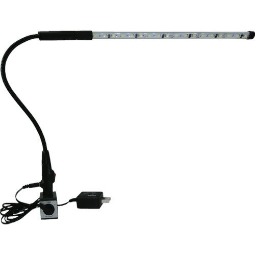 【商品詳細】●先端のLEDライトが交換できるセパレートタイプです。●スタンドから外してACアダプターに直接接続もできます。●作業照明、検査用照明。●明るさ(lm)：756●吸着力(N)：320●マグネット幅×奥行×高さ(mm)：30X40X...