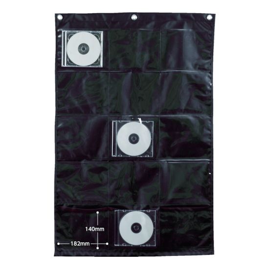 【商品詳細】●封筒・伝票・指示書などの仕分けができます。●使いやすい壁かけ収納です。●品名：CD入れ15ポケット●縦×横(mm)：850×560●ポケット内寸(mm)：140×182●TRUSCO シートポケット CD15枚用●本体:ナイロ...