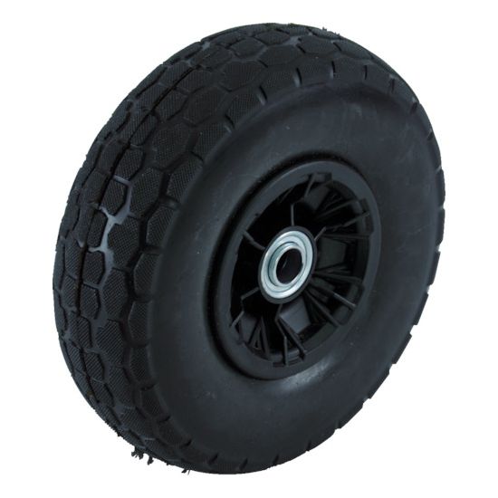 【商品詳細】●パンクしません。●許容荷重(daN)：118●許容荷重(kgf)：120●車輪径D(mm)：250●車輪幅(mm)：75●ボス幅B(mm)：81●穴径 d(mm)：19●タイヤタイプ：250mmノーパンクタイヤ●ベアリング入●...