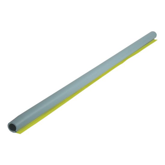 【商品詳細】●あらかじめ両面テープを付けた仕様で簡単に施工できます。●ちぎれにくく、クッション性に優れた衝撃吸収材です。●パイプ式作業台●丸型支柱や手摺、パイプの保護に。●色：ライトグレー●厚さ(mm)：5●内径(mm)：27●外径(mm)...