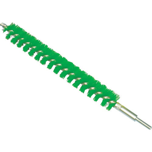 【商品詳細】●外径は、食品工業用ステンレス鋼缶の寸法（JIS　G3447）を参考にしています●ブラシの材質は、PBTを使用しており、130℃の耐熱性・耐薬品性・耐摩耗性に優れています。●パイプ内の洗浄に。●縦(mm)：155●色：緑●横(m...