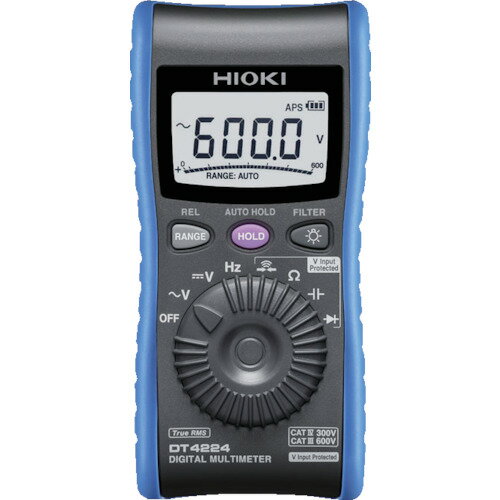 【商品詳細】●ブレーカトリップレス仕様です。●-10℃〜50℃と広い使用温度範囲です。●オートホールド機能付です。●デジタルマルチメータ●直流電圧(V)：600●交流電圧(V)：600●直流電流(A)：-●交流電流(A)：-●抵抗(Ω)：6...