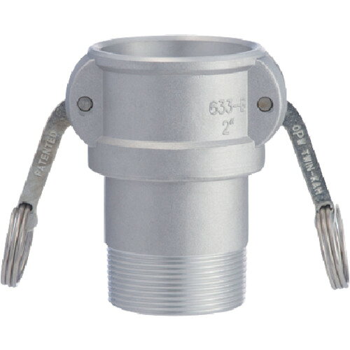 【商品詳細】●最高使用圧力(MPa)：1.8●接続ねじ部：R1●相手側取付サイズ：Rc1●相手側取付サイズ(インチ)：1●耐圧力(MPa)：1.8 ●材質：本体：アルミ合金　標準ガスケット：NBR●使用温度範囲(℃)：-10〜100(標準ガ...
