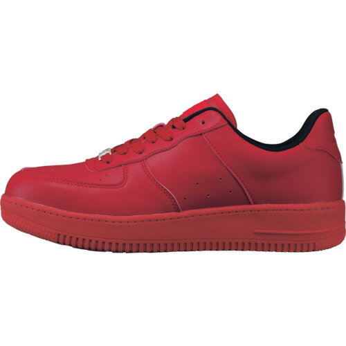 【商品詳細】●水や油で滑りにくい耐滑ソールを採用しています。●一般作業に。●色：レッド●寸法(cm)：22.5●足幅サイズ：EEEE●耐圧迫荷重(kN)：4.5±0.04●JSAA B種認定品●耐油性ゴム底●耐圧迫性荷重：4.5±0.04k...