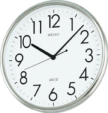 【メーカー型番】KH220A【JANコード】4517228025617【ブランド】SEIKO 【特徴】●秒針連続運針ですので、音が気になりません。【用途】【仕様】●直径(mm):314●厚み(mm):36●プラスチック枠（銀色光沢）●電池寿...