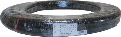 【メーカー型番】SH19-10【JANコード】4562111604387【ブランド】ハッコウ【特徴】●蒸気の圧力と高熱による老化がしにくいホースです。●カット品対応可能です。【用途】●スチームの圧送用。【仕様】●長さ(m):10●内径(mm...